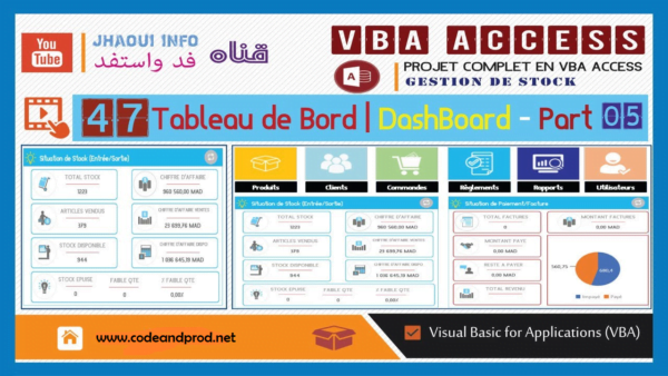 Gestion de stock avec Microsoft VBA Access - Code And Prod .NET technology & CSharp